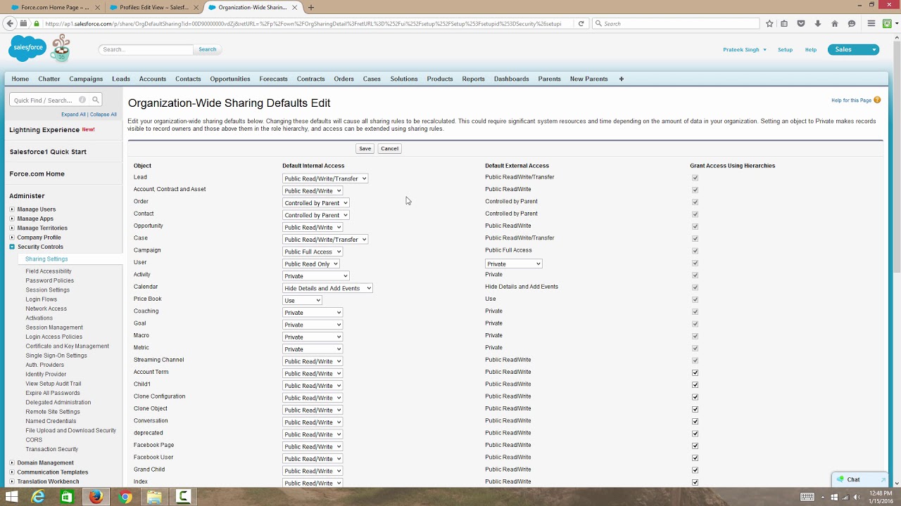 5 Organization wide Defaults - YouTube