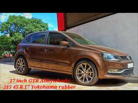 Volkswagen polo GT modified with 17 inch GTR alloywheels.17 Yokohama ...