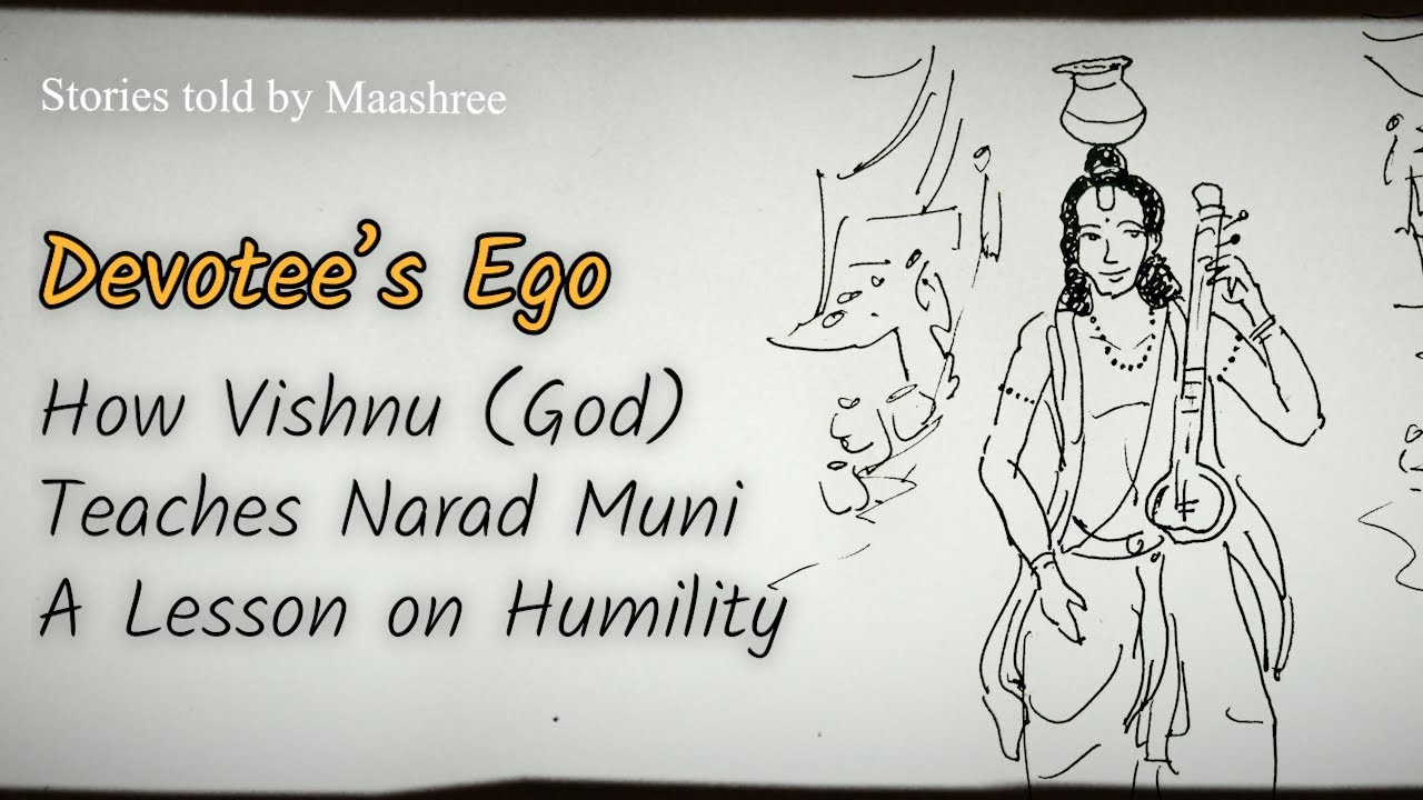 God Teaches His Devotee a Lesson in Humility | Narad Muni | Bhakti ...