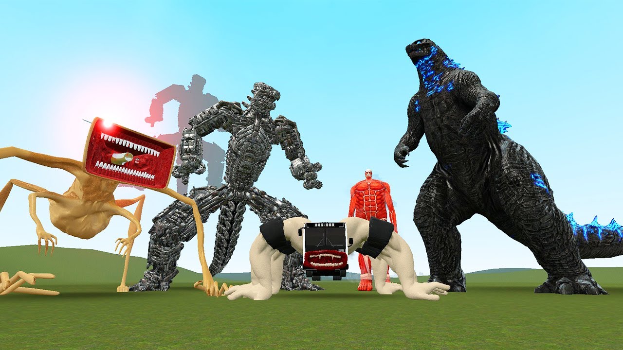 Godzilla and Huge Monster! | In Garry's Mod - YouTube