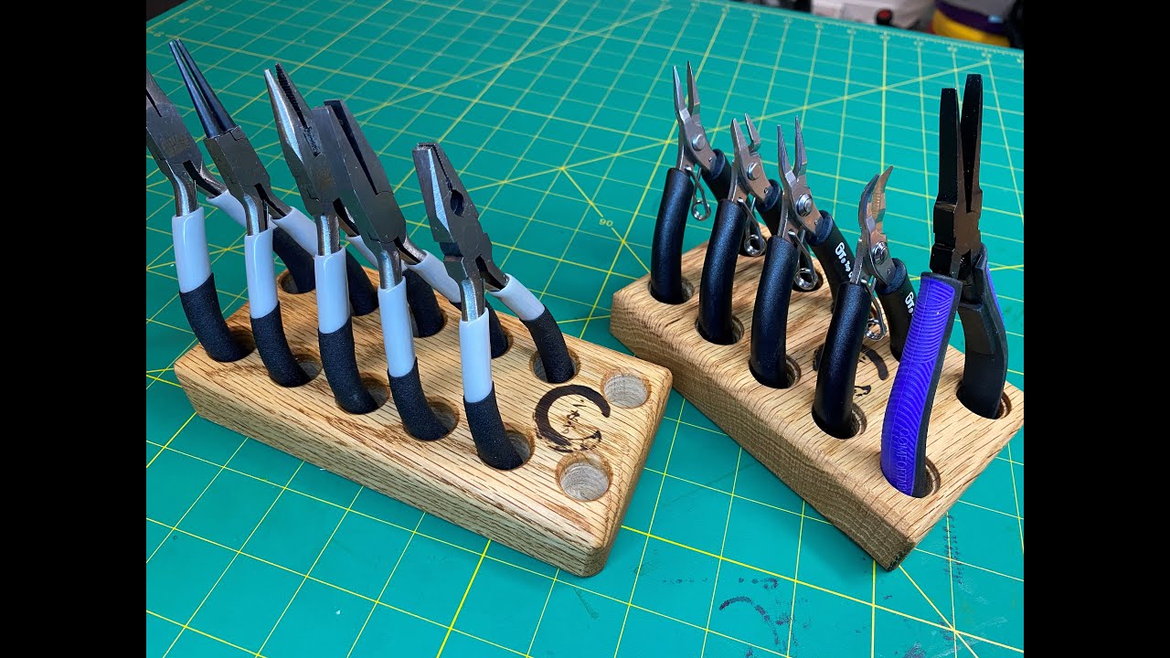 DIY Wooden Plier Holder/Stand - YouTube