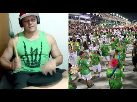 Grande Rio 2022 - Estudando surdo de terceira