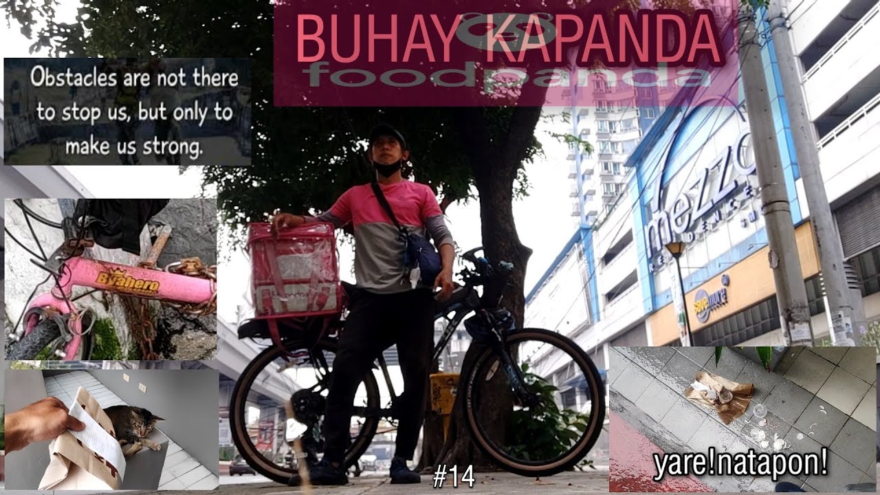 Foodpanda/Kapanda Biker/cyclist "Buhay Kapanda" vlog 14 -coachcisvilla - YouTube