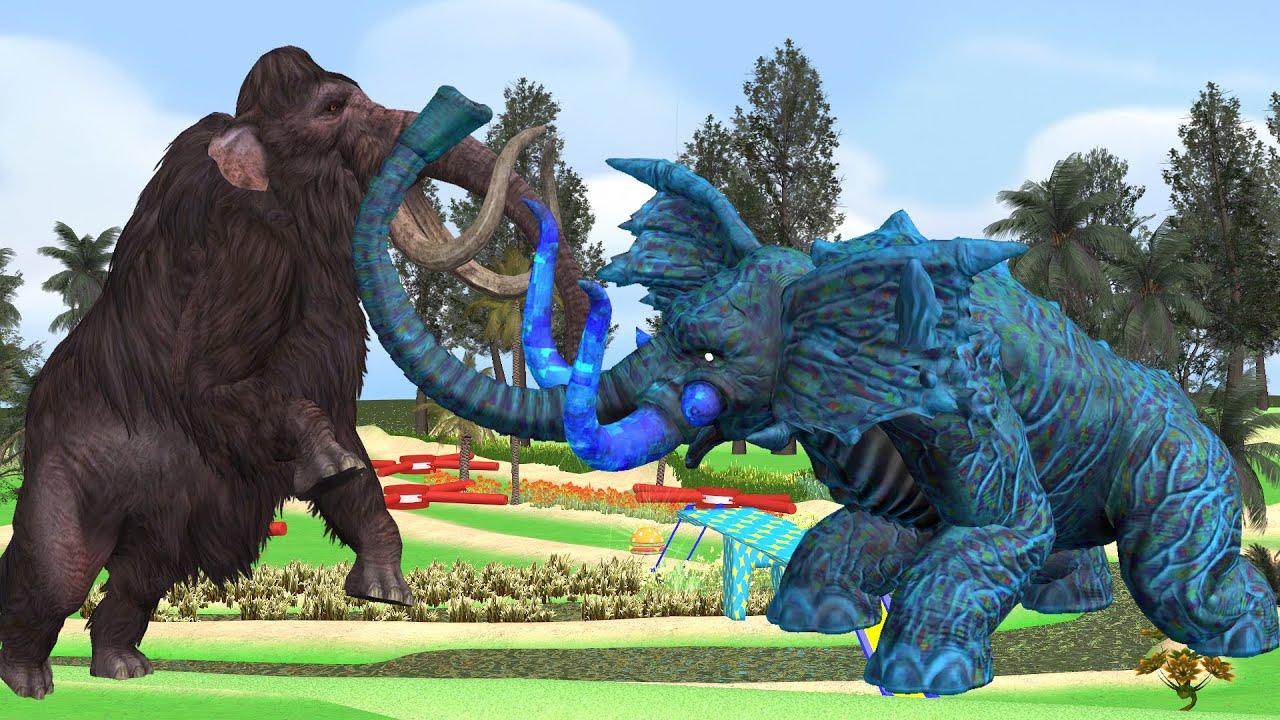 Choose the Right Food Challenge with Zombie Mammoth vs Wooly Mammoth ...