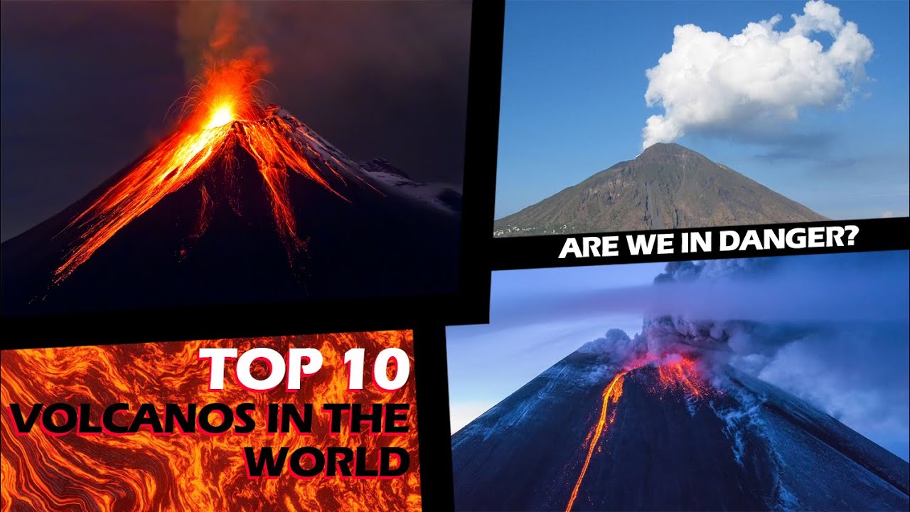 Top 10 largest volcanoes in the world - YouTube