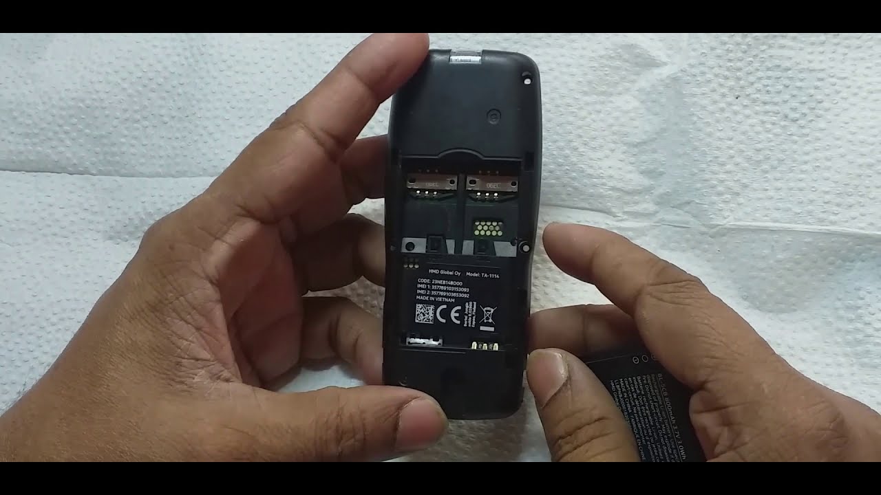 nokia 106 ( ta-1114 ) lcd light jumper solution. - YouTube
