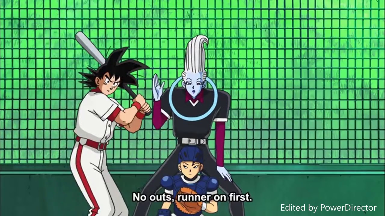 Goku vs vegeta at baseball - YouTube
