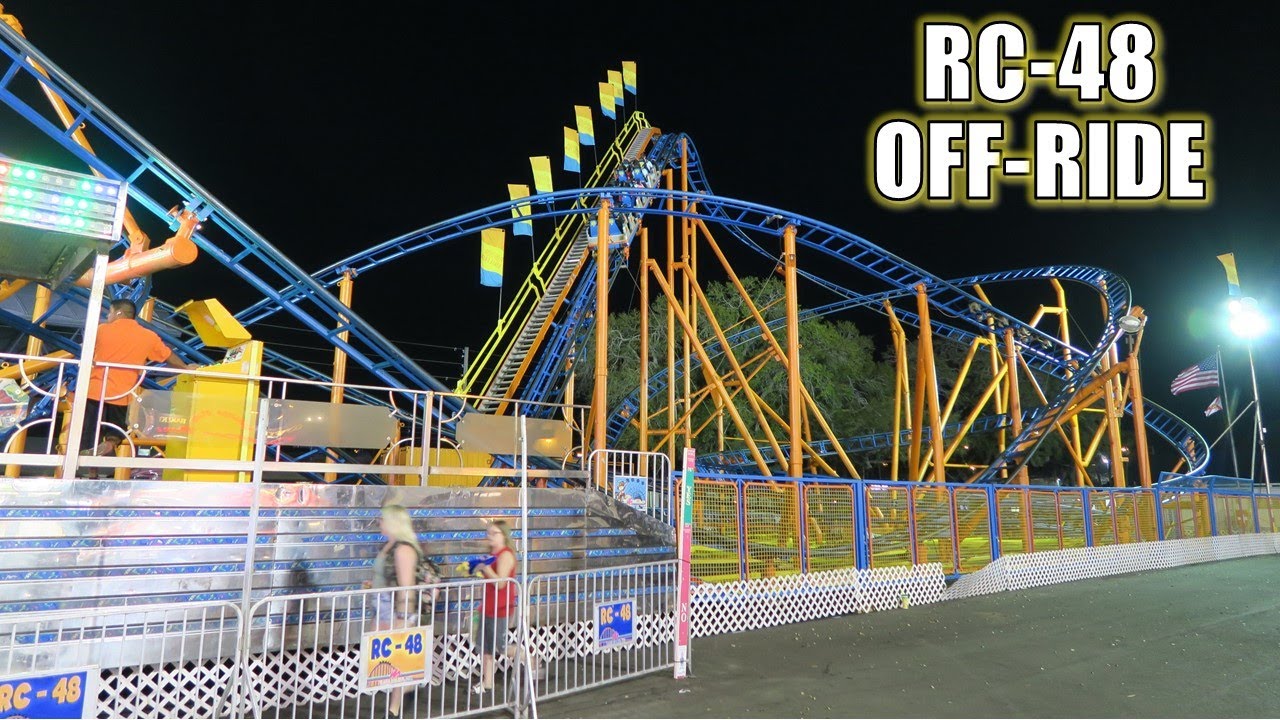 RC-48 Off-Ride Footage, Wade Shows Pinfari Roller Coaster | Non ...