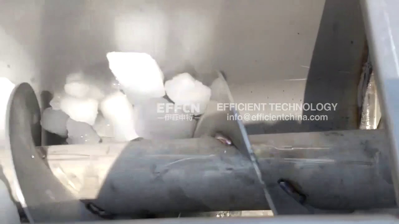 screw conveyor for ice - YouTube