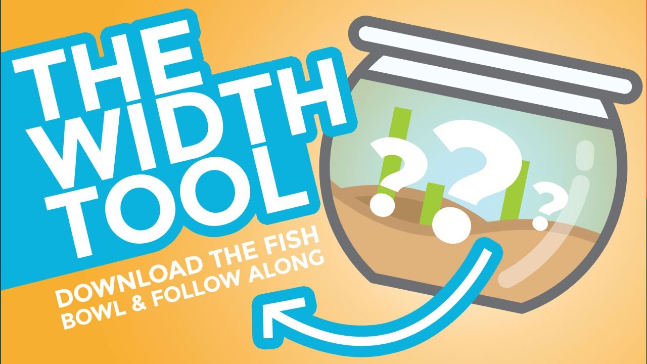 How To Use The Width Tool In Illustrator - YouTube