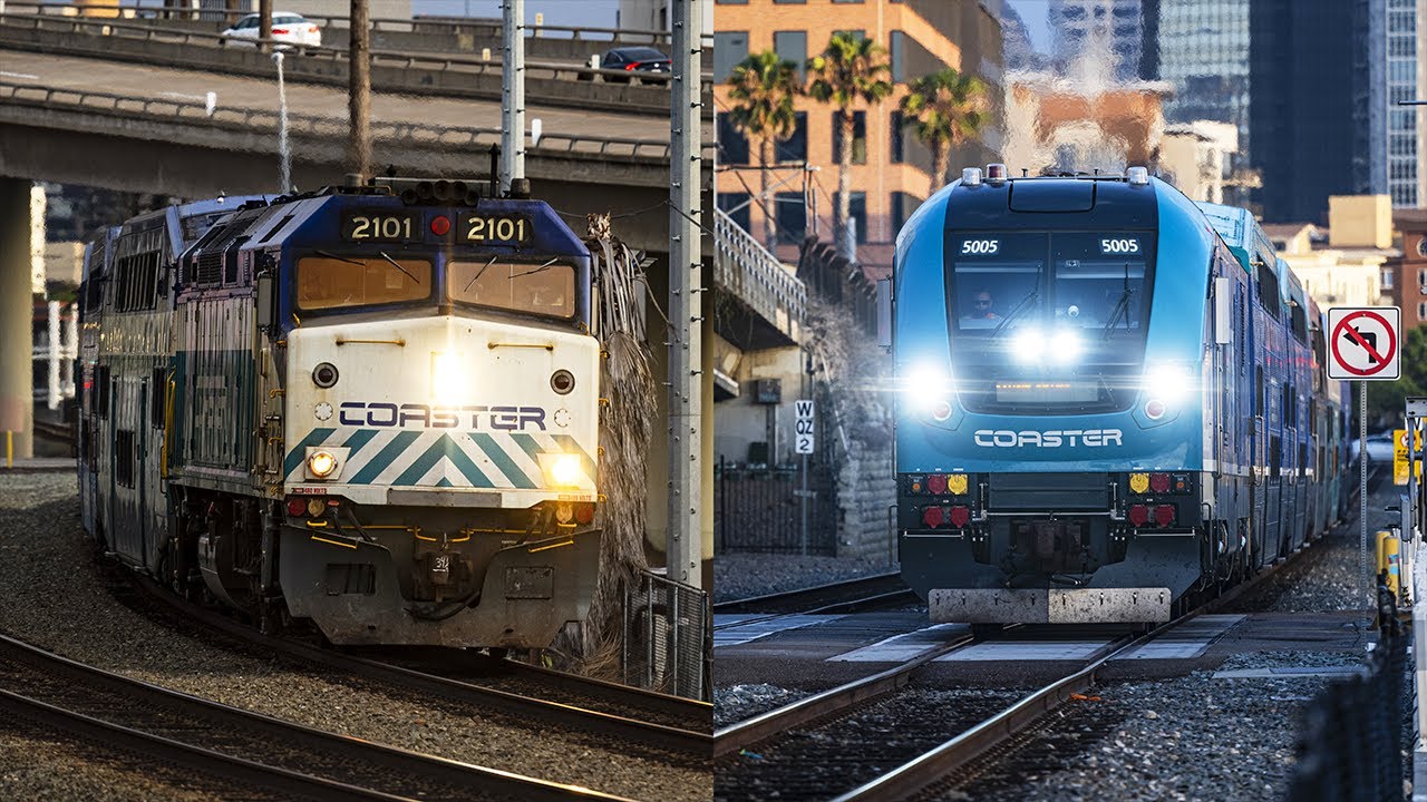 Coaster's Transition from F40s to SC-44s - YouTube