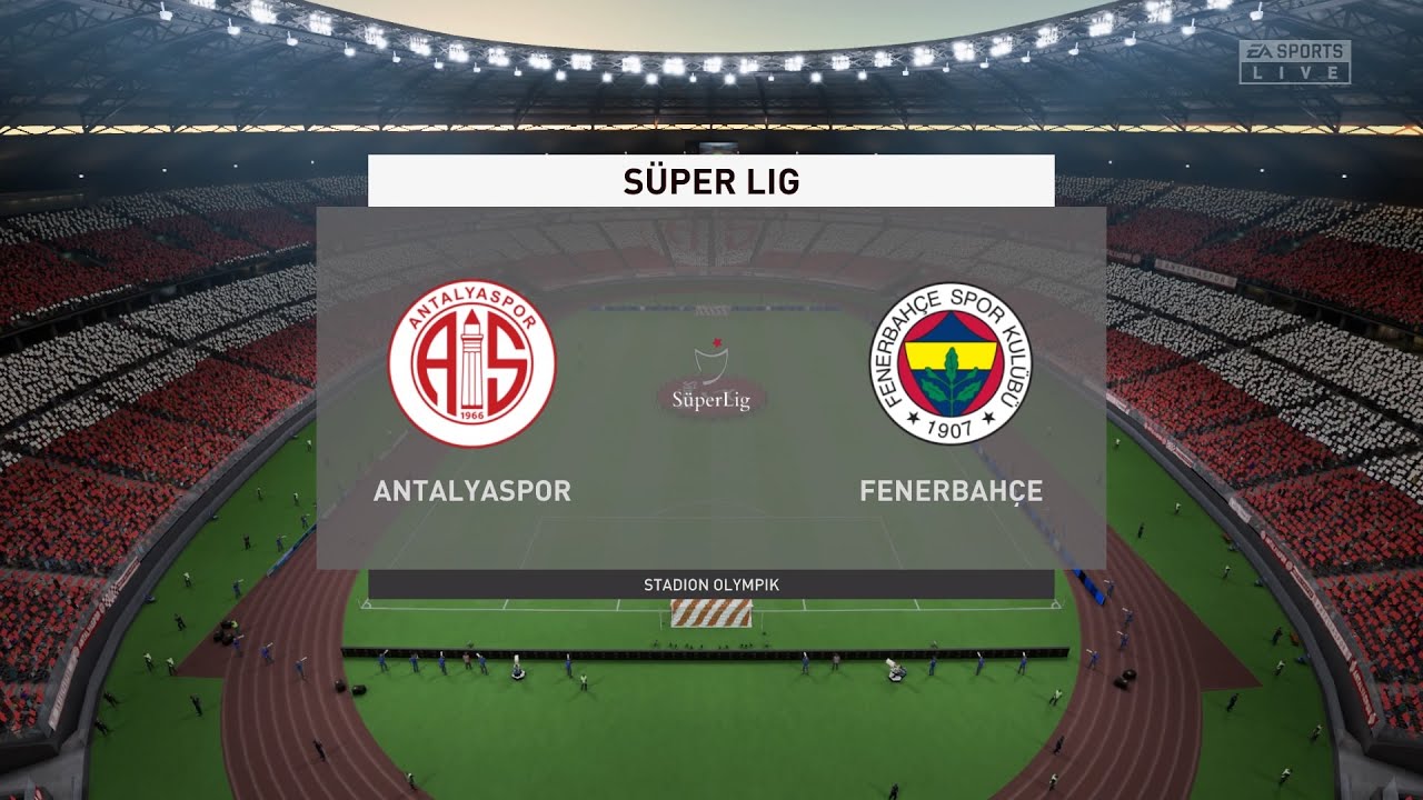 Antalyaspor vs Fenerbahçe (03/01/2023) Süper Lig FIFA 23 - YouTube