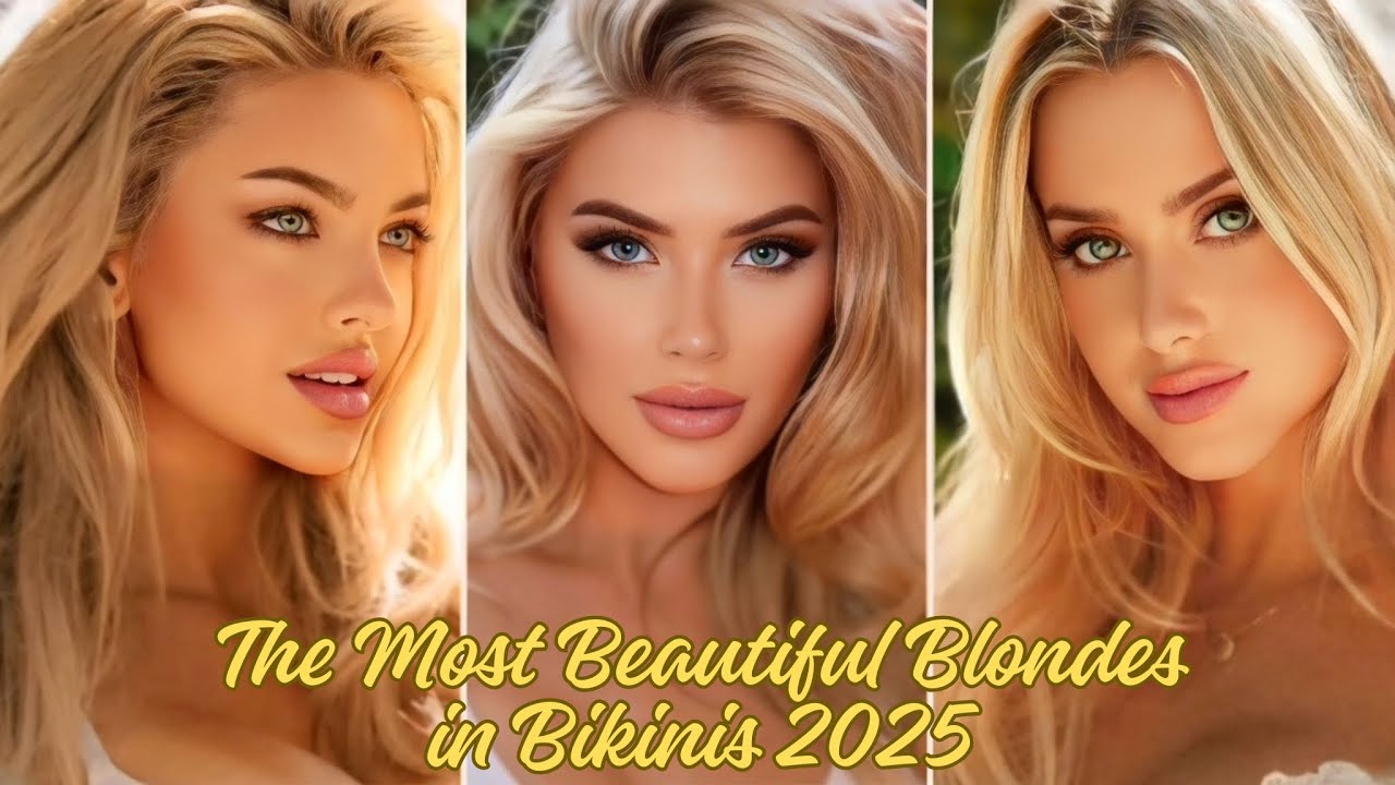 The Most Beautiful Blondes in Bikinis from Instagram in 2025 - YouTube