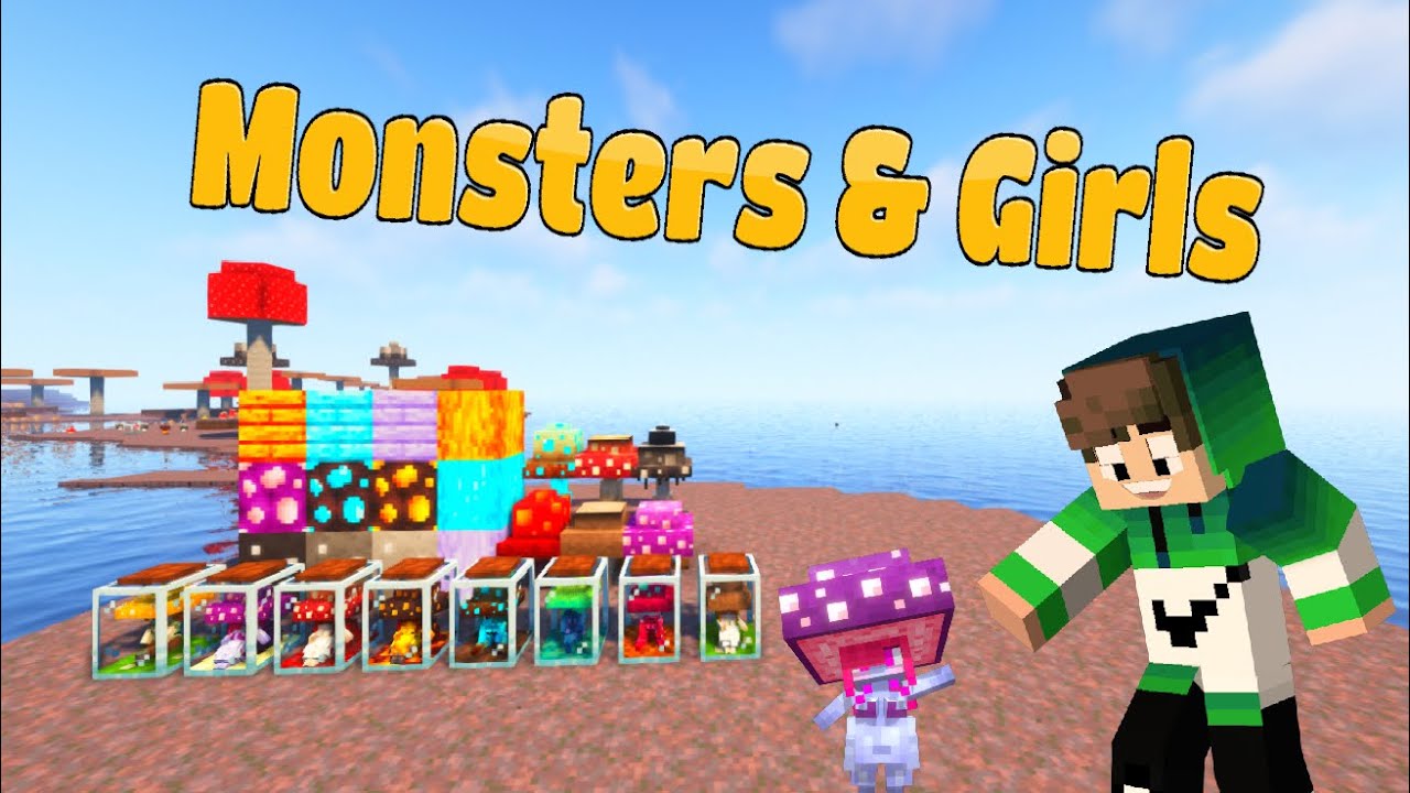 Monsters&Girls Mod Minecraft 1.16.5 (#19) - YouTube
