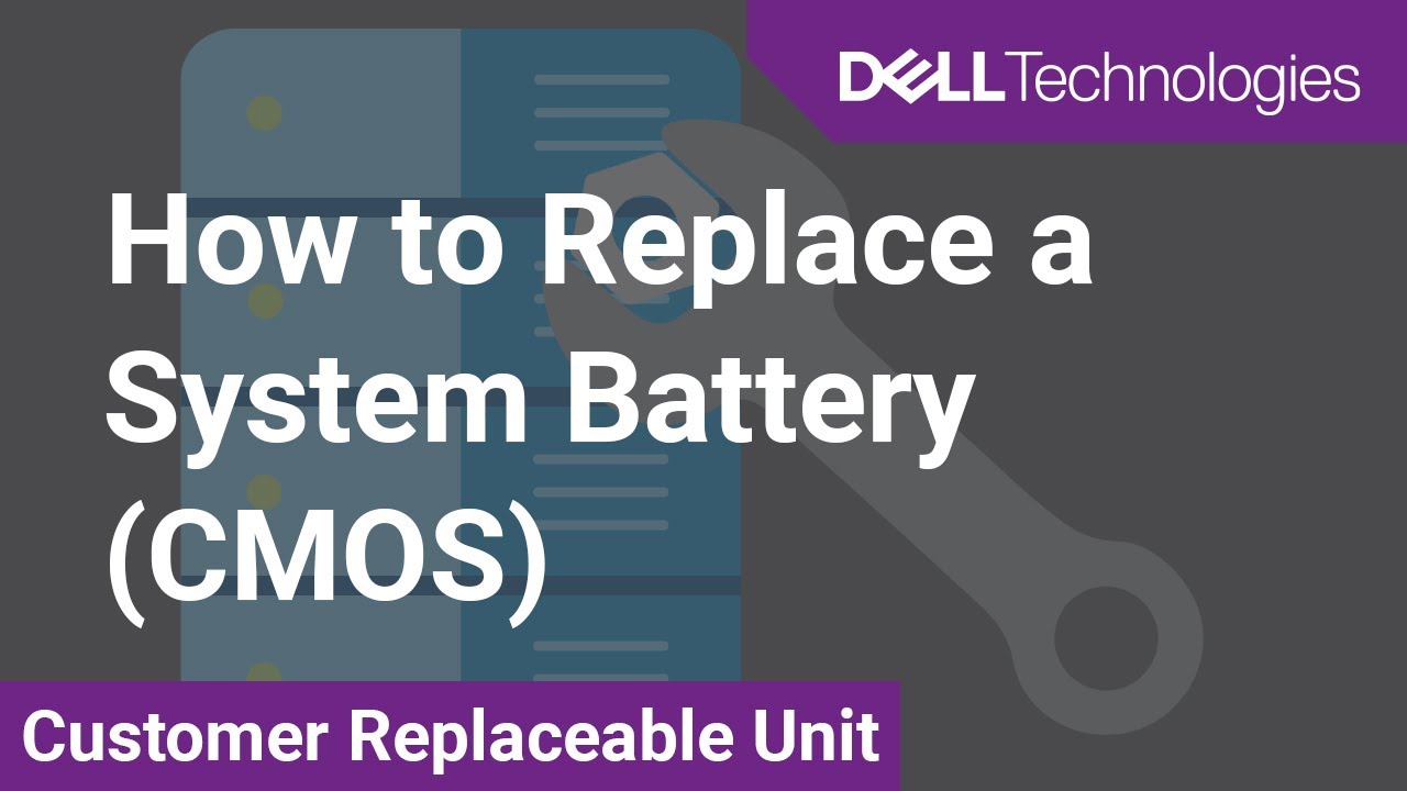 How to replace a system battery (CMOS) of VxRail E560, E560F, E560N ...
