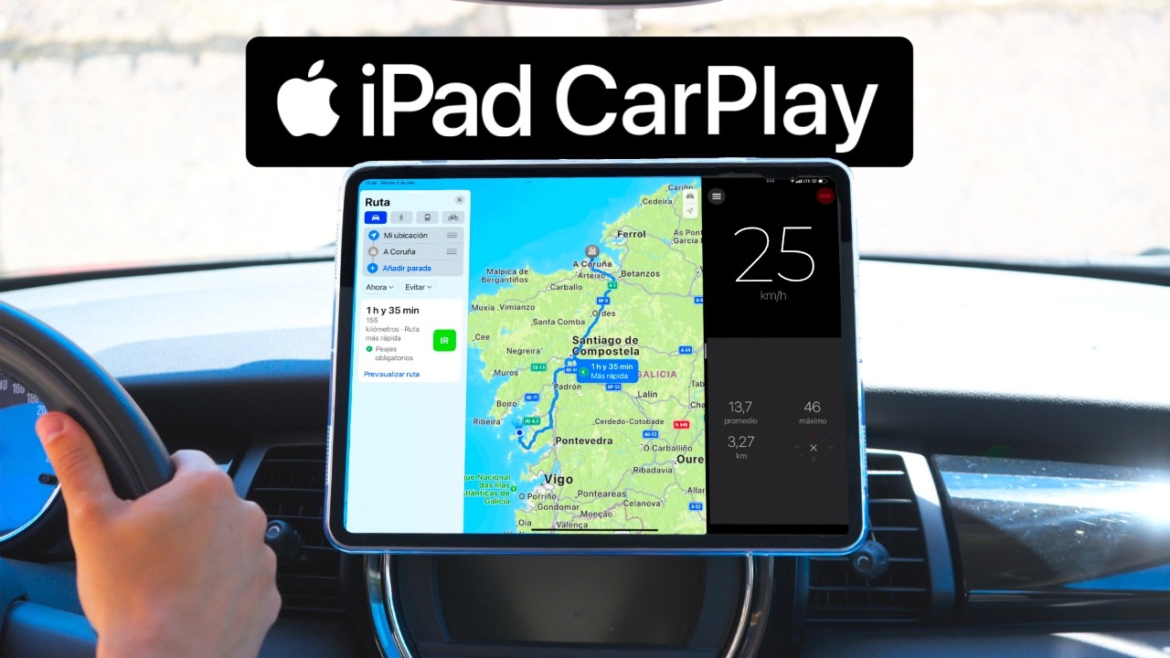 Mi iPad en una pantalla CarPlay ¡Así de fácil! - YouTube