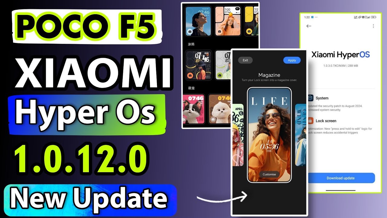 Poco F5 5G HyperOs 1.0.12.0 New Update Features | Roll Out For All ...