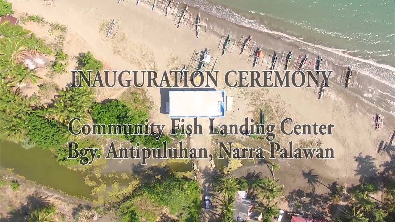 Inauguration Ceremony of Community Fish Landing Center - YouTube