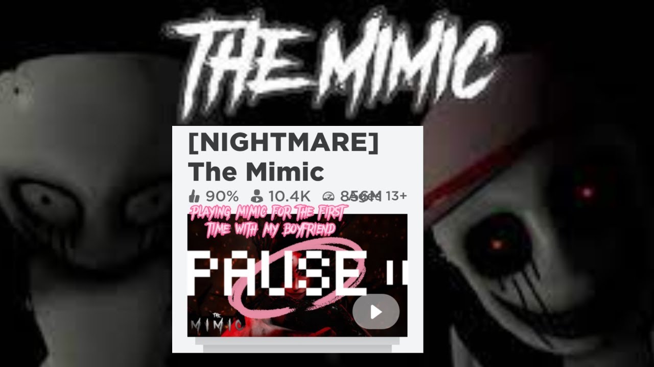 playing mimic for the first time! w/ my boyfriend! sorry headphone users - YouTube