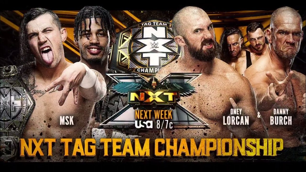 MSK vs Oney Lorcan & Danny Burch (NXT Tag Team Championship - Full ...