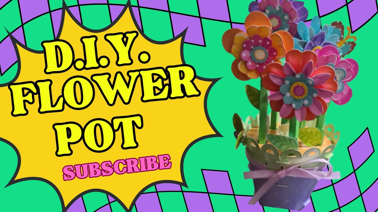 DIY Flower Pot - YouTube