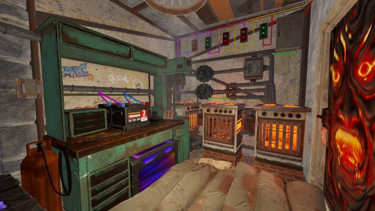 Rust Efficient 2x1 Core - 3 Electric Furnaces & T3 - YouTube