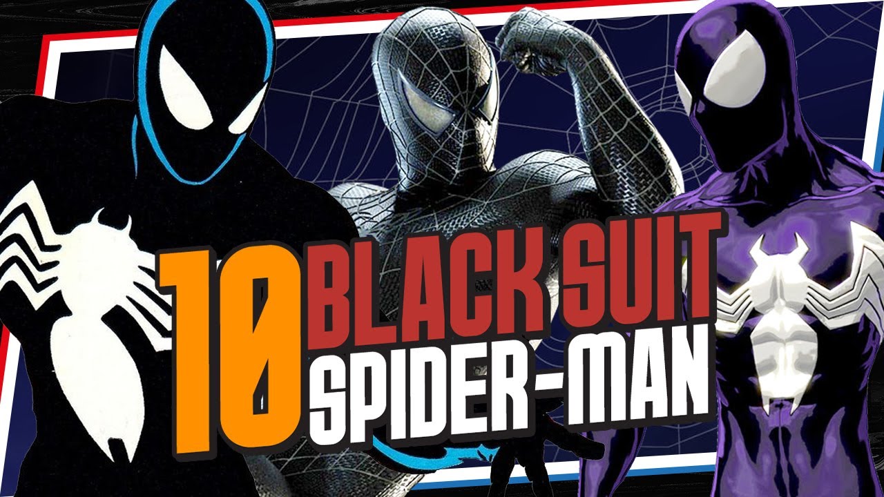 10 MEJORES Versiones de Spider-Man Traje Negro | Simbionte - YouTube