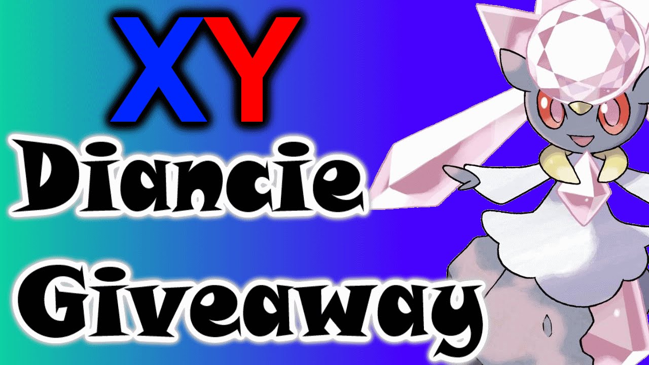Diancie Codes Pokemon XY Giveaway - YouTube
