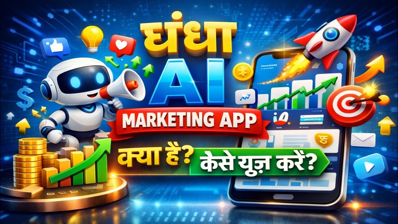 Dhanda Ai Marketing App Kya Hai | Dhanda AI Marketing App Kaise Use ...