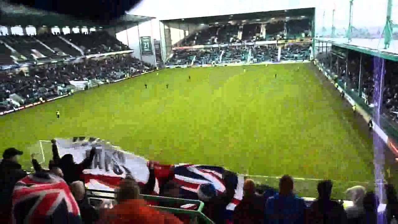 Glasgow Rangers ad Easter Road, è musica! - YouTube