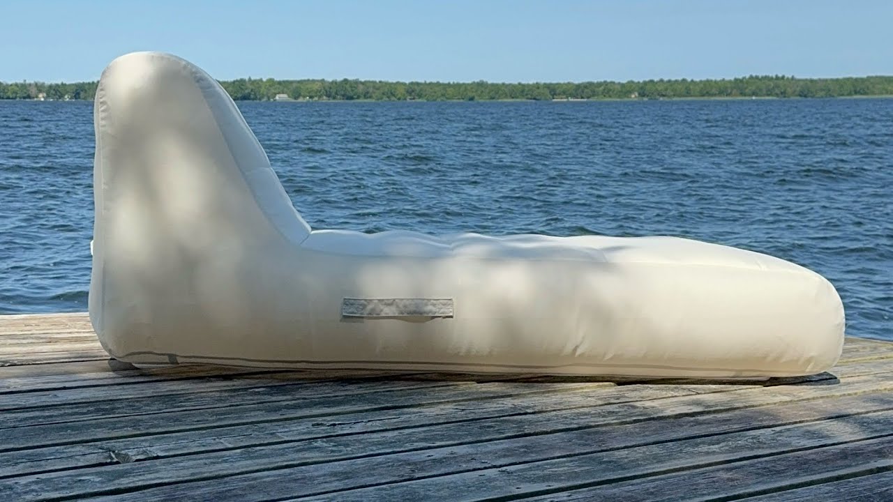 Inflate LETO Pool Chaise in minutes - YouTube