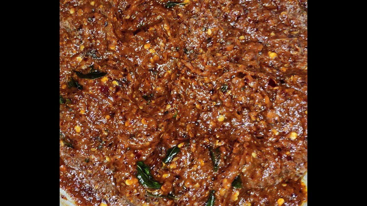 Mango Ginger pickle Andhra style Mamidi Allam pachadi - YouTube