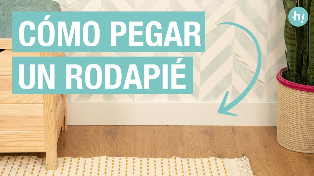 Cómo poner rodapiés de madera en tus paredes - YouTube