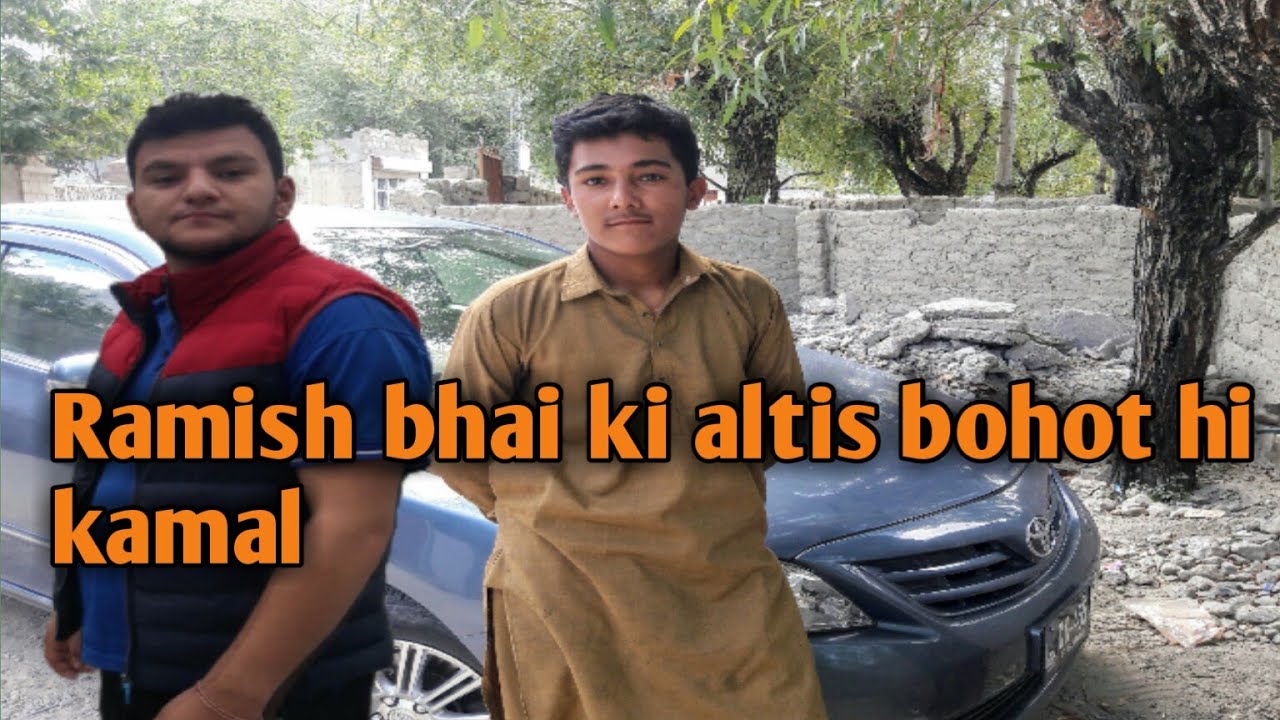 Ramish ali raza ki new car |driving test|at skardu road mini vlog - YouTube