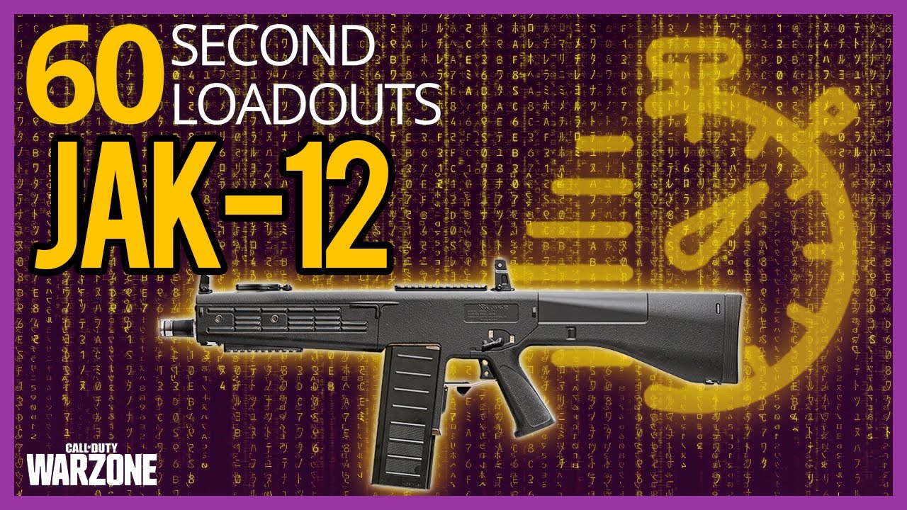 JAK-12 Warzone Class Setup - 60 Second Loudouts - YouTube