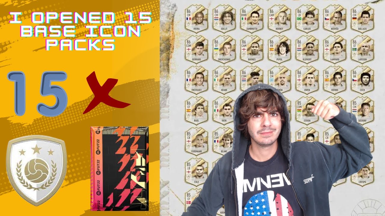 I Opened 15 BASE ICON PACKS in Fifa 23 - YouTube