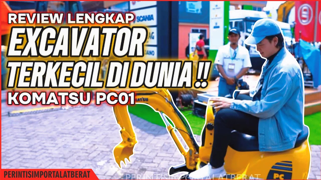 REVIEW LENGKAP EXCAVATOR TERKECIL DI DUNIA‼️ KOMATSU PC01 - YouTube