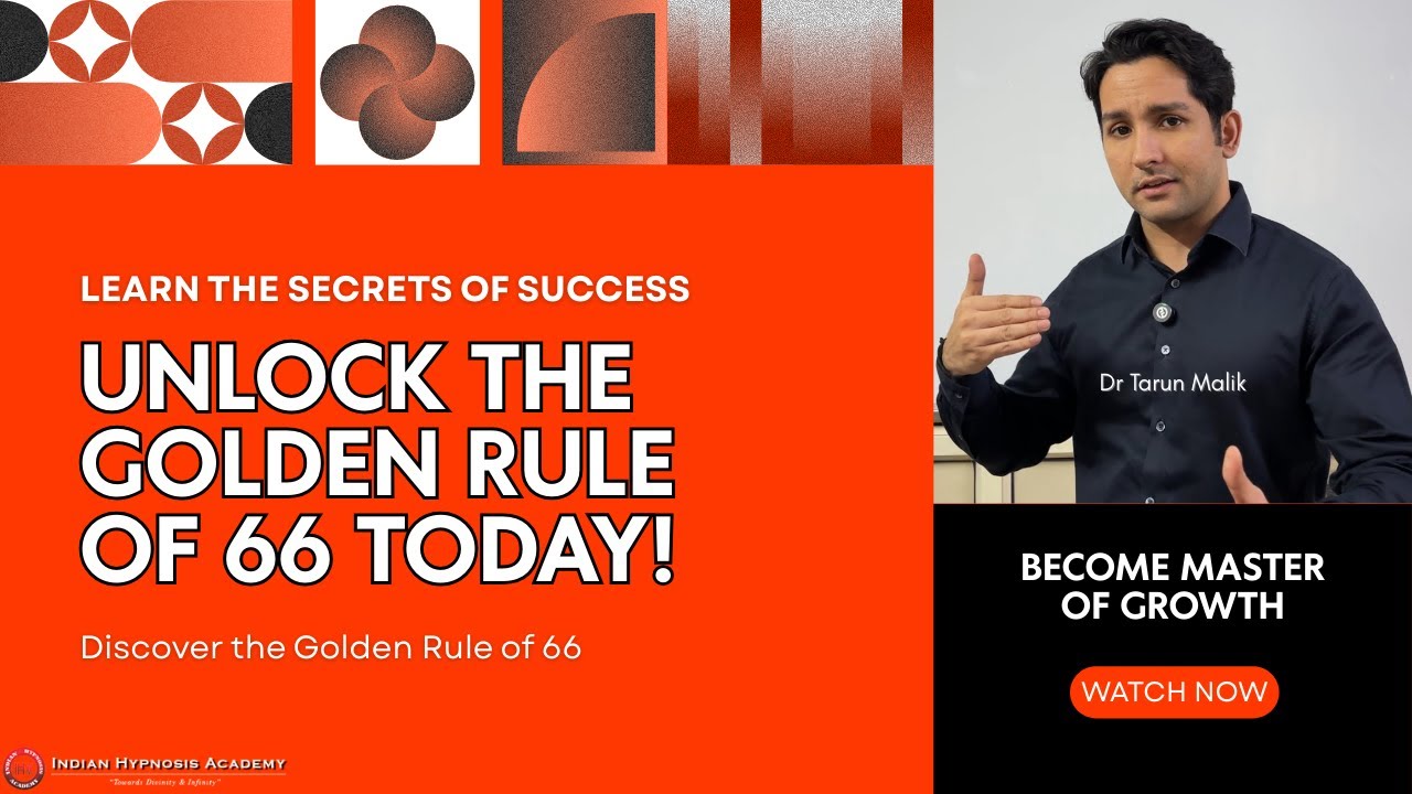 Follow Golden Rule of '66' to become Unstoppable | Dr Tarun Malik (in ...