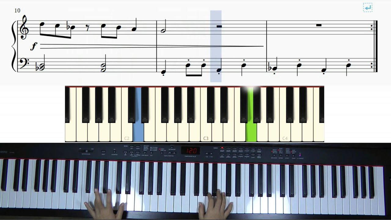 Alfreds Basic Piano - Prep Course - Level D - The Magic Man - P04 - YouTube