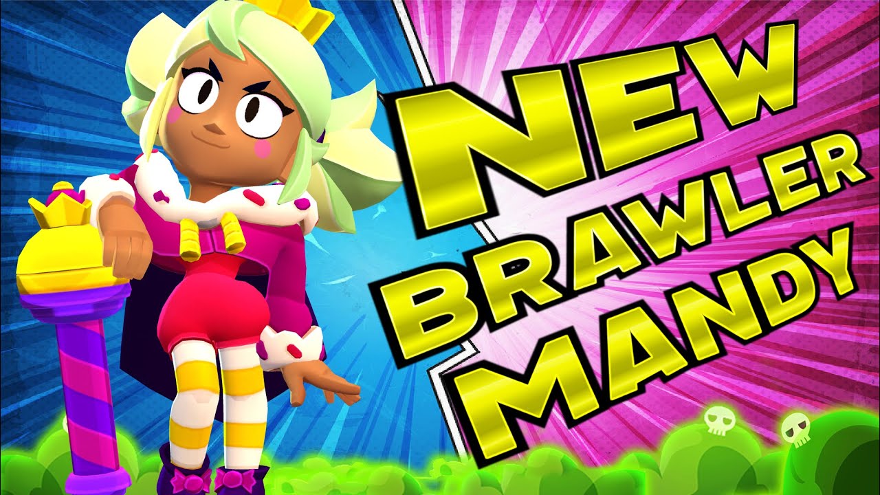 Unlocked New Brawler Mandy & Brawl Ball Game Play - YouTube