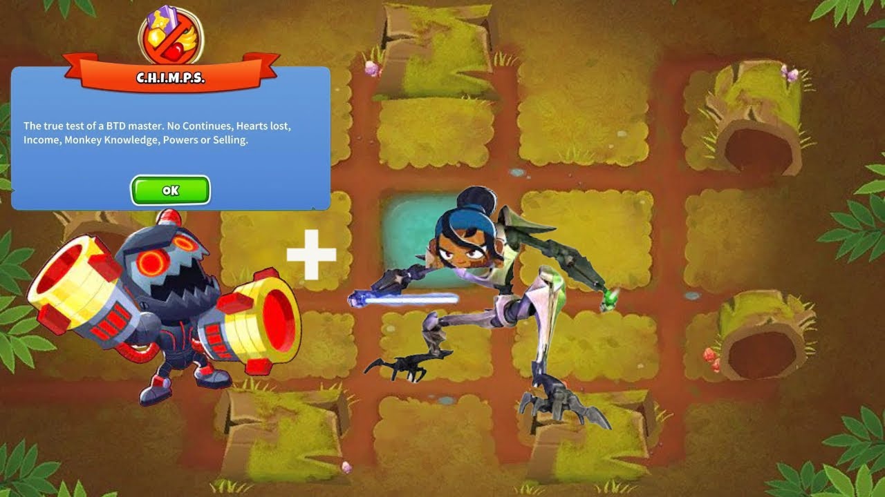 BTD6 Logs 2TC Chimps - YouTube