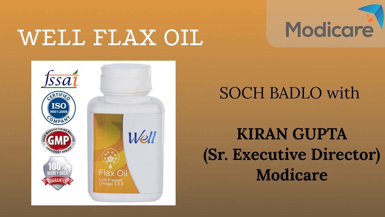 महिलाओं के लिए वरदान Modicare Well Flax Oil #SochBadlo || Review by ...