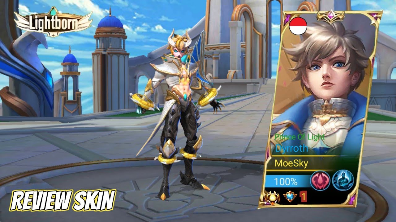 REVIEW SCRIPT SKIN DYRROTH LIGHTBORN DI RANK - MLBB - YouTube