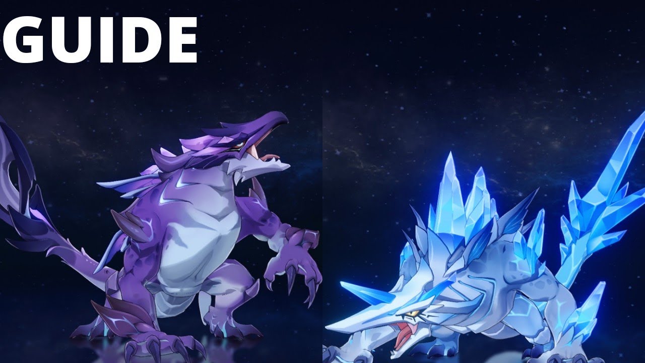 GUIDE HARDE D'ELEMENTOSAURE ABYSSAUX GENSHIN IMPACT - YouTube