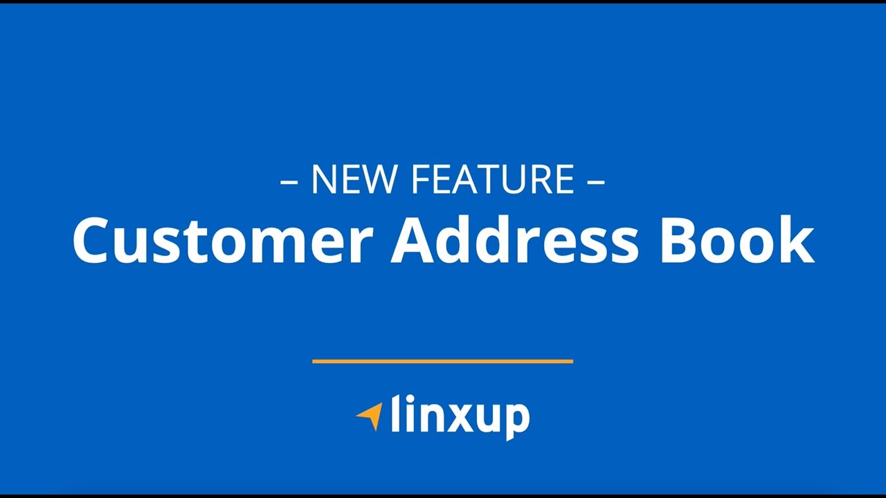 Customer Address Book Short Tour I Linxup - YouTube
