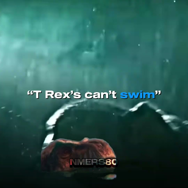 The T. rex can swim💀 - YouTube