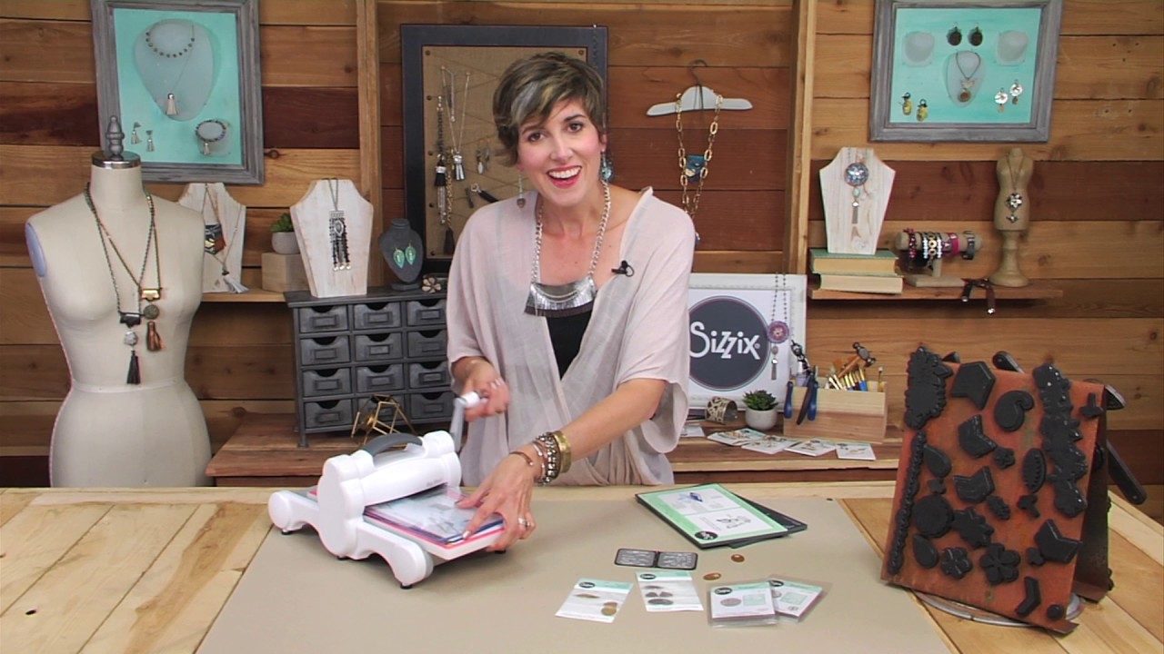 How to Emboss Metal Blanks with DecoEmboss™ Dies - Sizzix - YouTube