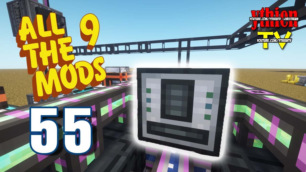 All The Mods 9 Minecraft E55 THERMAL SERIES AUTO CRAFTING ATM9 - YouTube