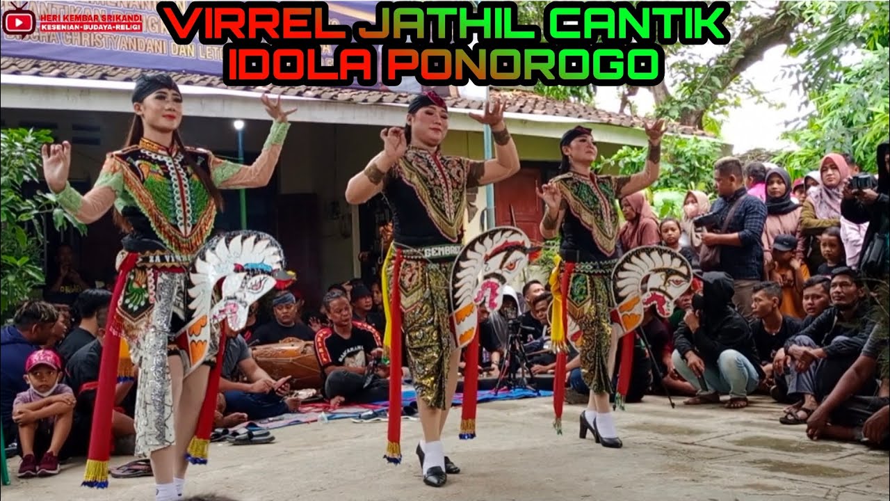Penampilan Tari Jathil Bersama Virrel Jathil Cantik Idola Ponorogo ...