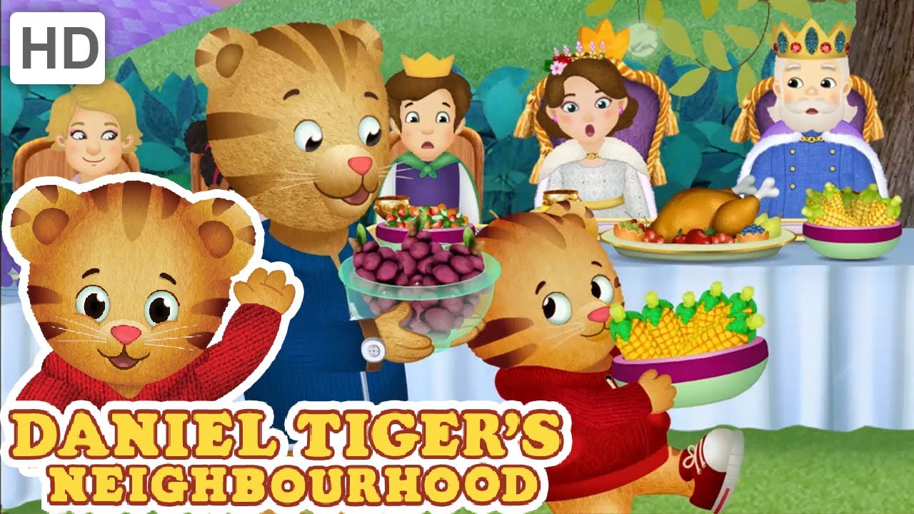 Daniel Tiger 🍂🦃 Thanksgiving Food with Friends 🍁🎃 [Clip Compilation ...